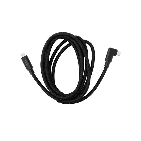 Modget ITC20G2520LBK USB4.0 TYPE-C TO C L字 ケーブル 20Gbps PD240W 2.0ｍ ブラック 131