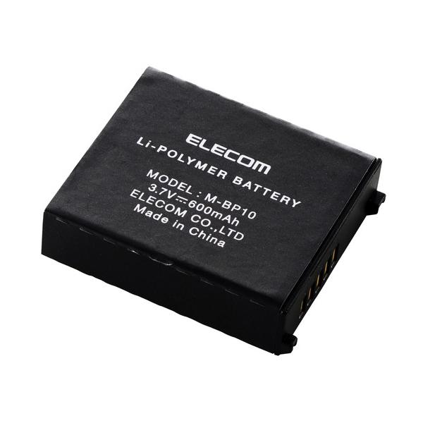 エレコム　M-BP10　交換用バッテリー　3.7V　600mAh　トラックボール専用　IST　PRO　対応　リチウムイオン電池　ブラック 131