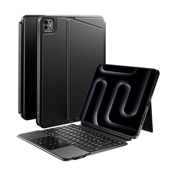 iClever　TYPEMATE11　iPad用キーボード付きケース　テンキー＆タッチパッド一体型　日本語配列　Bluetooth対応　多角度スタンド機能付　ブラック 131