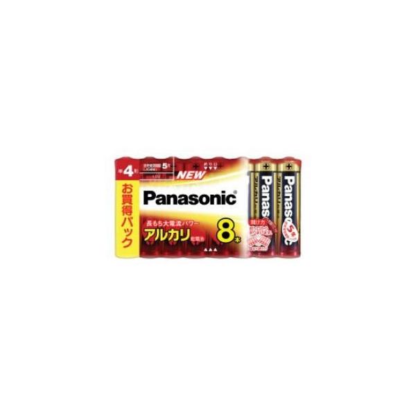 パナソニック　LR03XJ/8SW　アルカリ乾電池単4形8本パック 70