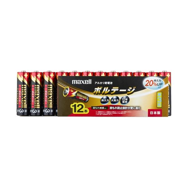 マクセル　LR6(T)　アルカリ乾電池「ボルテージ」　単3形　(12本シュリンクパック)　12P 70