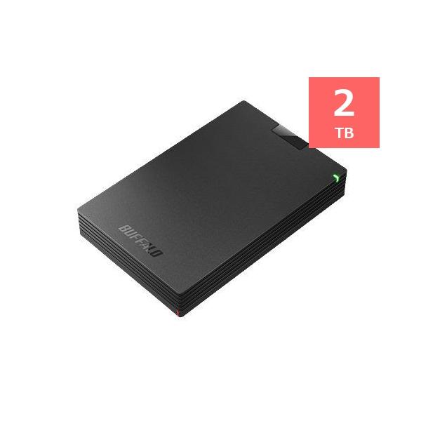 バッファロー　HD-PCG2.0U3-GBA　ミニステーション　USB3.1(Gen1)／USB3.0　ポータブルHDD　2TB　ブラック 124