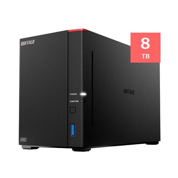 バッファロー　LS720D0802　LinkStation　2.5G　LAN搭載高速モデル2ベイ　8TB 124