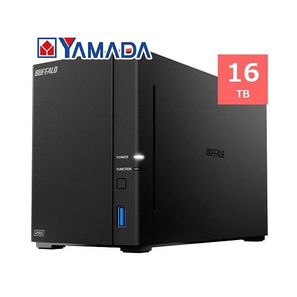バッファロー　LS720D1602　LinkStation　2.5G　LAN搭載高速モデル2ベイ　16TB 124