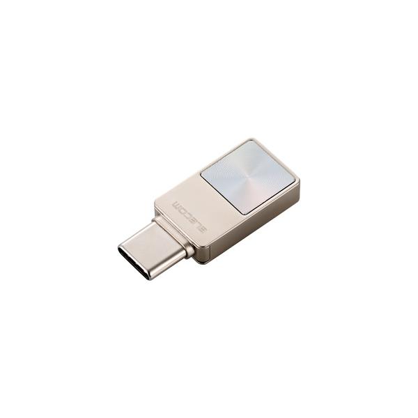 エレコム　MF-SPU3128GSV　USB　Type-Cメモリ　128GB　Windows　Mac対応　シルバー 124