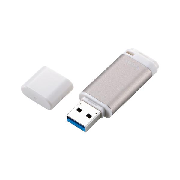 エレコム　MF-RCU3064GGD　USBメモリ　64GB　キャップ式　USB　3.2　Gen1　パスワードロック対応　アルミボディ　Windows　mac対応　ゴールド 124