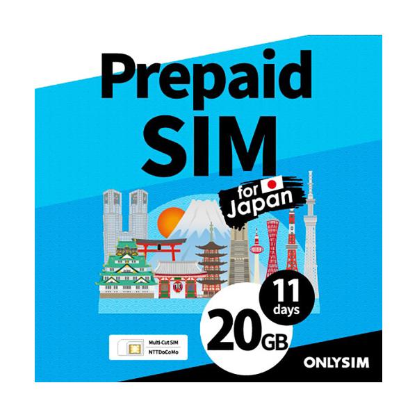 ベネフィットジャパン　BJYASIM20GB11　プリペイドデータSIM　20GB　11日 716