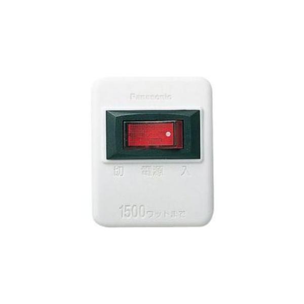 パナソニック　WHS2001WP　スイッチ付タップ(1個口・ホワイト) 72