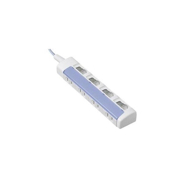 パナソニック　WHS2614DKP　テーブルタップ　「ザ・タップスイッチシリーズ」　4個口・1m　ブルー 72