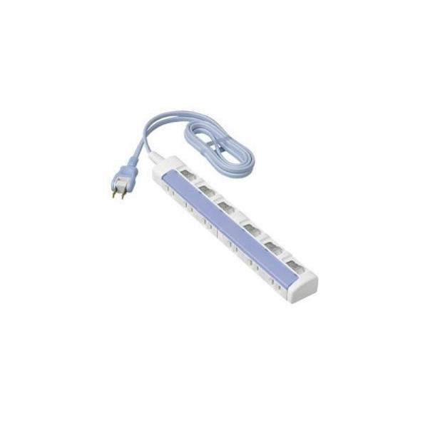 パナソニック　WHS2626DKP　テーブルタップ　「ザ・タップ」　スイッチシリーズ　個別スイッチ付　6個口　2m　ブルー 72