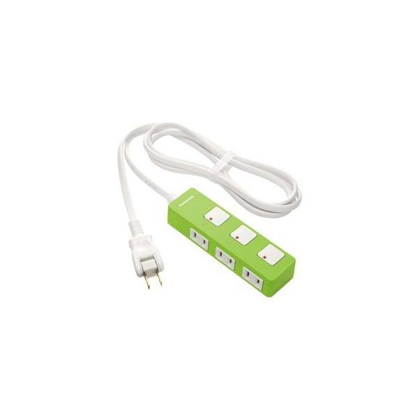 パナソニック　WHS2523GP　テーブルタップ　「ザ・タップZ」(3個口・2m)グリーン 72