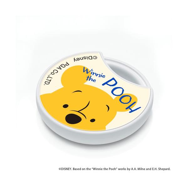 PGA　PG-DSTAG03POO　紛失防止タグ　Appleの「探す」アプリ使用　紛失モード対応　くまのプーさん 726