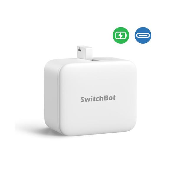SwitchBot　SwitchBot-C1　ボットCharge　スイッチの脇に貼り付けるだけ　Bluetooth対応　スマートスピーカーと連動　iOS、Android対応　ホワイト 726