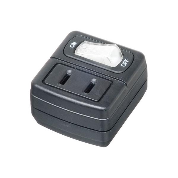 ヤザワ　省エネタップ　1個口　黒　Y02F110BK 72