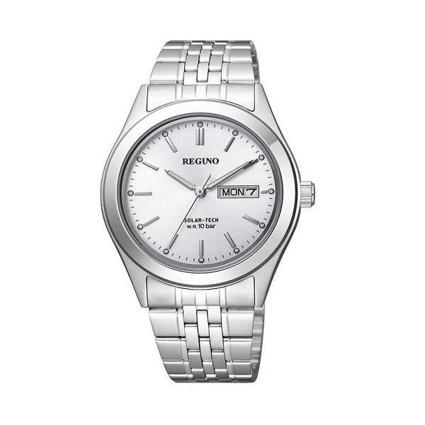シチズン　KM1-113-11　REGUNO　レグノ　ソーラーテック　スタンダード　10気圧防水　秒針停止機能　ステンレスモデル 820