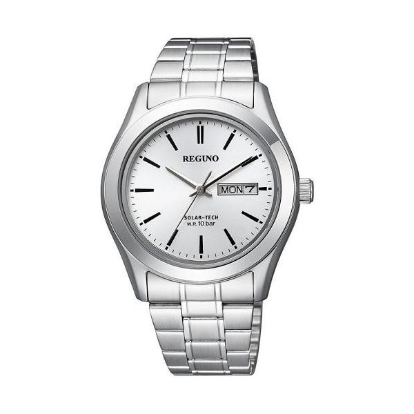シチズン　KM1-211-11　REGUNO　レグノ　ソーラーテック　スタンダード　10気圧防水　秒針停止機能　ステンレスモデル 820