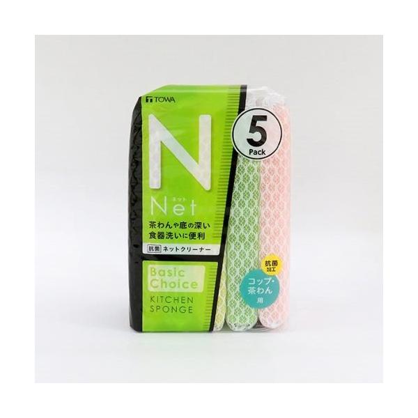 東和産業　　ＢＣ抗菌ネットクリーナー５Ｐ 858