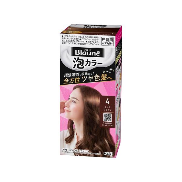 花王(Kao)　ブローネ　泡カラー　4　ライトブラウン　白髪用ヘアカラー 878