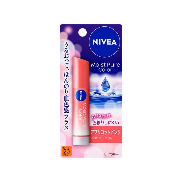 花王(Kao)　ナチュラルカラーリップ　ブライトアップ　アプリコットピンク　(3.5g) 878