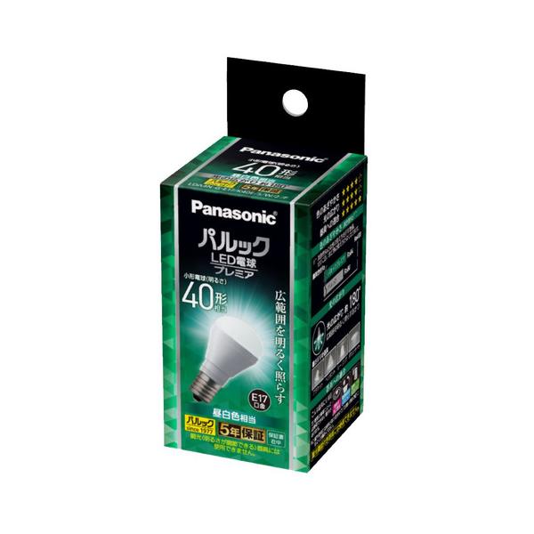パナソニック　LDA4NGE17K40ESW2F　パルック　LED電球　プレミア　3.9W　昼白色相当　小形電球タイプ　E17口金　広配光タイプ 71