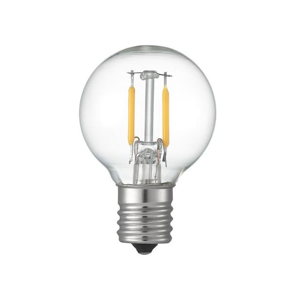 ヤザワ　LDG1LG40E17C2　フィラメントLED　10W　G40　ボール形　E17　　クリア 71