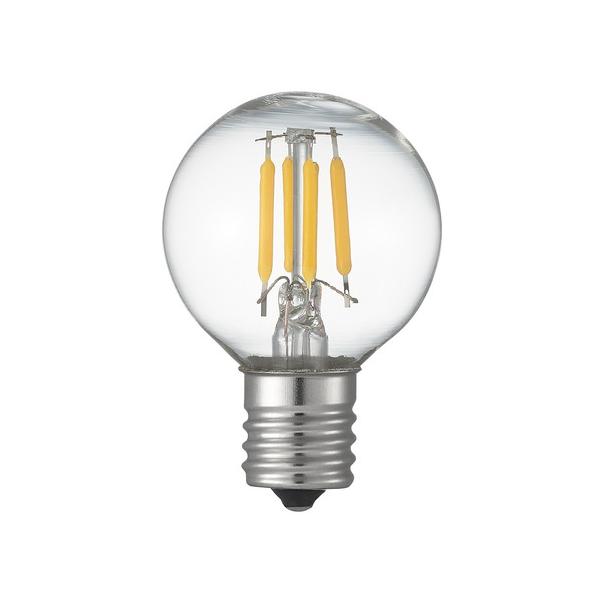 ヤザワ　LDG2LG40E17C2　フィラメントLED　25W　G40　ボール形　E17　　クリア 71