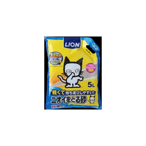 ライオン商事　ニオイをとる砂軽量タイプ　５Ｌ 866