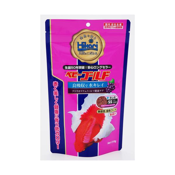 キョーリン　ベビーゴールド　金魚用エサ　210g 866