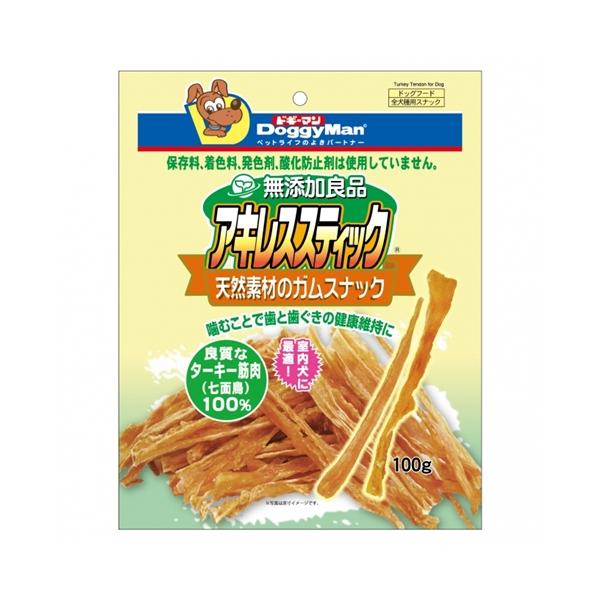 ドギーマン　無添加良品　アキレススティック　ドッグフード　100g 866