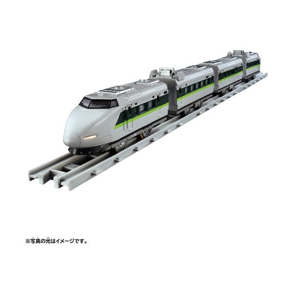 タカラトミー　プラレール　リアルクラス　100系山陽新幹線フレッシュグリーン（ライト付仕様） 885