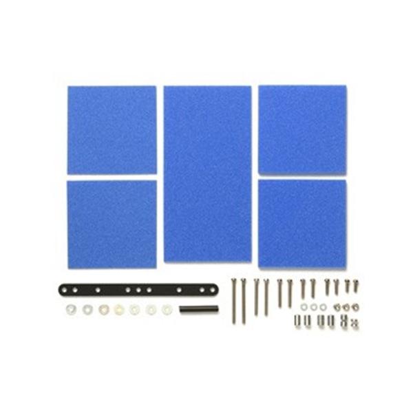 タミヤ　グレードアップパーツシリーズ　No．512　ブレーキスポンジセット（マイルド　1／2／3mm　ブルー）（15512）ミニ四駆パーツ 885