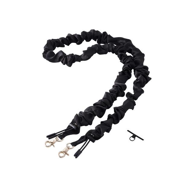 エレコム　P-STSDH1SCEBK　ショルダーストラップシュシュ風　上品　ブラック 500