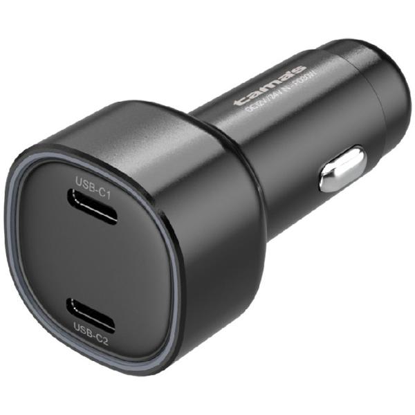 多摩電子工業　PD30Wカーチャージャー　USB-C+C　TKP154C2K 500