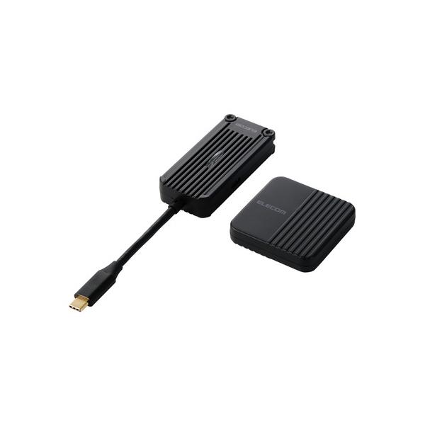 エレコム　DH-CW4K110BK　ワイヤレスHDMI送受信機（1対1）　USB　Type-C　1080p／30m転送 500