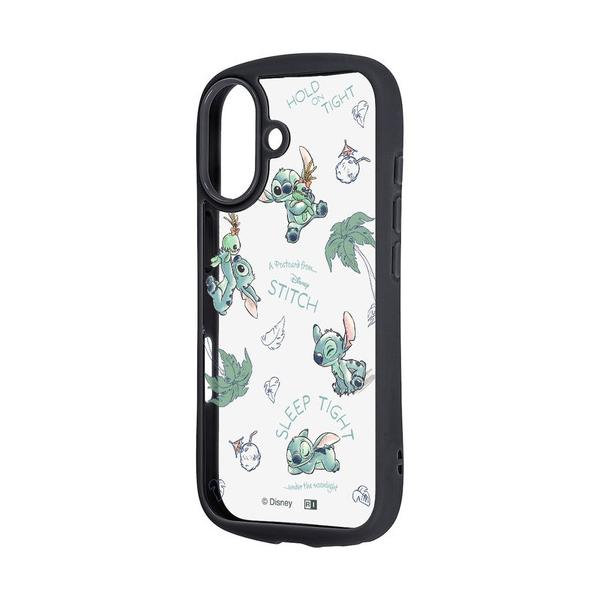 レイ・アウト　iPhone17　ディズニー　／　Puffull　衝撃吸収　バンパー　ハイブリッド　RC-DP52CMD2B／ST29 500