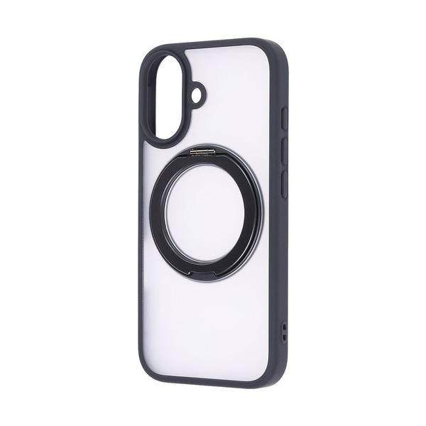 レイ・アウト　iPhone17　ハイブリッドケース　シルキーマット　マグネット充電対応　RT-P52BS11／B 500