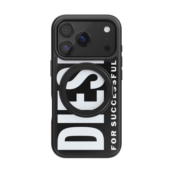 DIESEL　iPhone17　Pro　DIESEL　Ringstand-MagSAFE　Case　FW24　black／white　60405 500