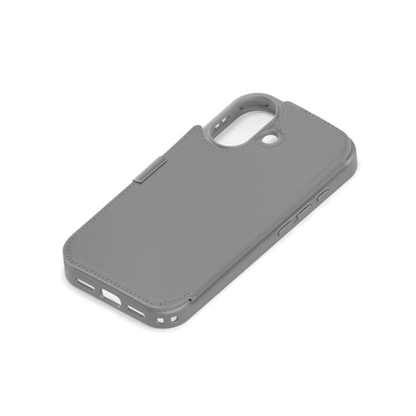 PGA　PG-25ABF01BK　iPhone　17用　バックフリップケース　[ブラック] 500