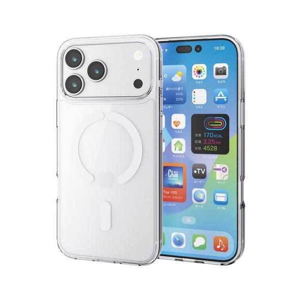 エレコム　PM-A25DMAG02WH　iPhone　17　Pro　Max　ケース　MAGKEEP　ホワイト 500