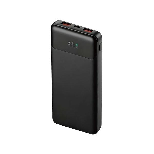クオリティトラストジャパン　QTC-0508BK　準固体モバイルバッテリー　10000MAH　耐衝撃　TYPE-C1ポート／USB2ポート　PD20W対応　ブラック 500