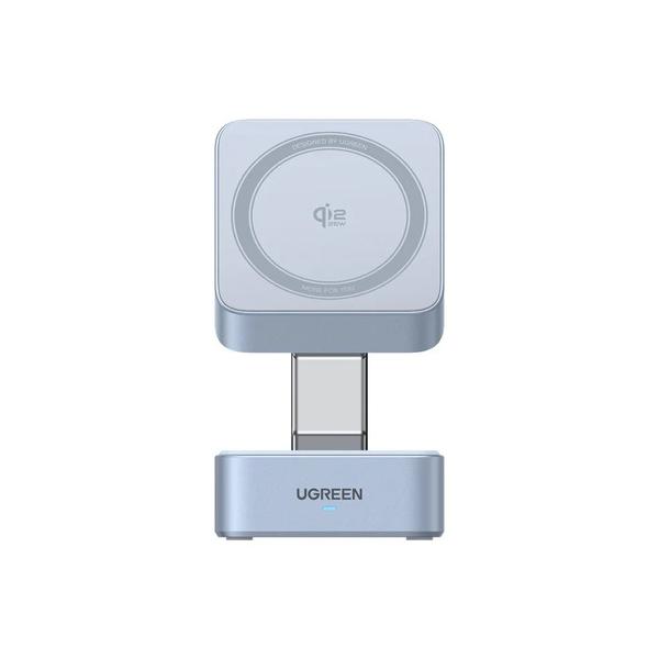 UGREEN　55960B　MagFlow　2-in-1　マグネット式ワイヤレス充電器　25W 500