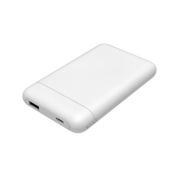 多摩電子工業　TLP157UCW　準固体モバイルバッテリー　10000mAh　USB　PD20W　USB-Cポートx1　USB-Aポートx1　ホワイト 500