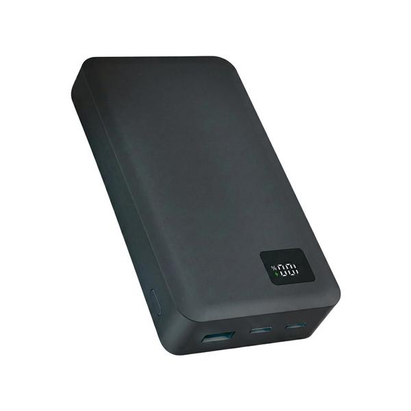 YSN　B1-MB002BK　準固体モバイルバッテリー45W　USB　Type-Cポートx2，Type-Aポートx1搭載　Antel　デジタル液晶付　PD対応　10000mAh　ブラック 500