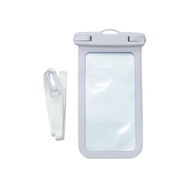 トリニティ　TR-WPC-DL-WT　[AQUA　Shield]　スマートフォン用防水ケース　Face　ID対応　ホワイト 500