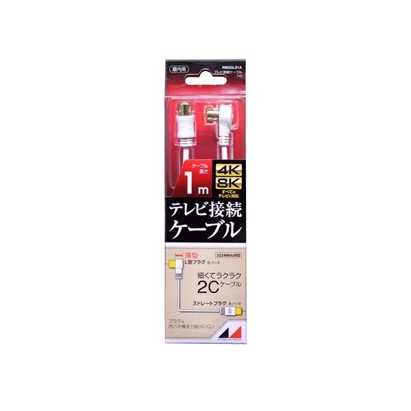 日本アンテナ　RM2GLS1A　4K8K放送対応　高品質テレビ接続ケーブル　1m 81
