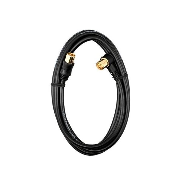 日本アンテナ　4GLS2B(20)　4K8K放送対応　テレビ接続ケーブル　袋入り　2m　ブラック 81