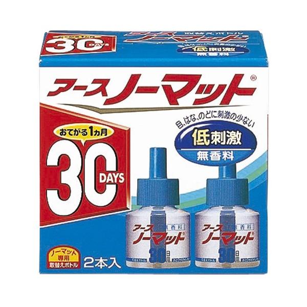 アース製薬　アース　ノーマット　30日用　取替えボトル　無香料　2本入 861