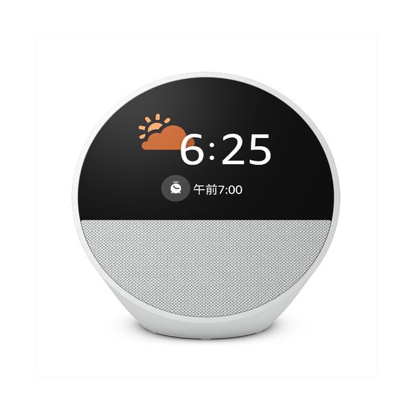 アマゾン　B0C2RZWV9B　Echo　Spot　2.8インチディスプレイ付きスマートスピーカー　グレーシャーホワイト 111