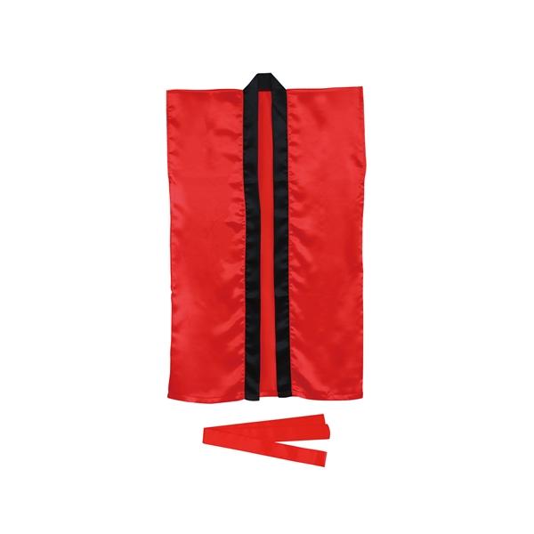 アーテック　ソフトサテンロングハッピ　J　赤　（ハチマキ付）　14845 885