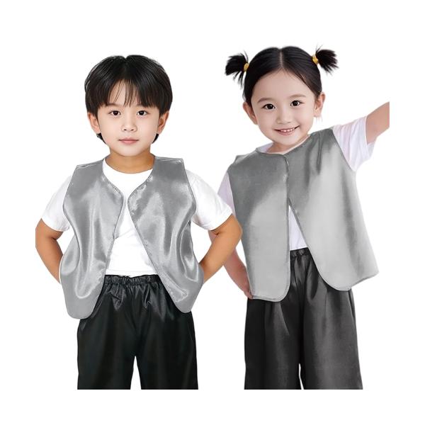 アーテック　ソフトサテン　ベスト　C　銀　18651 885